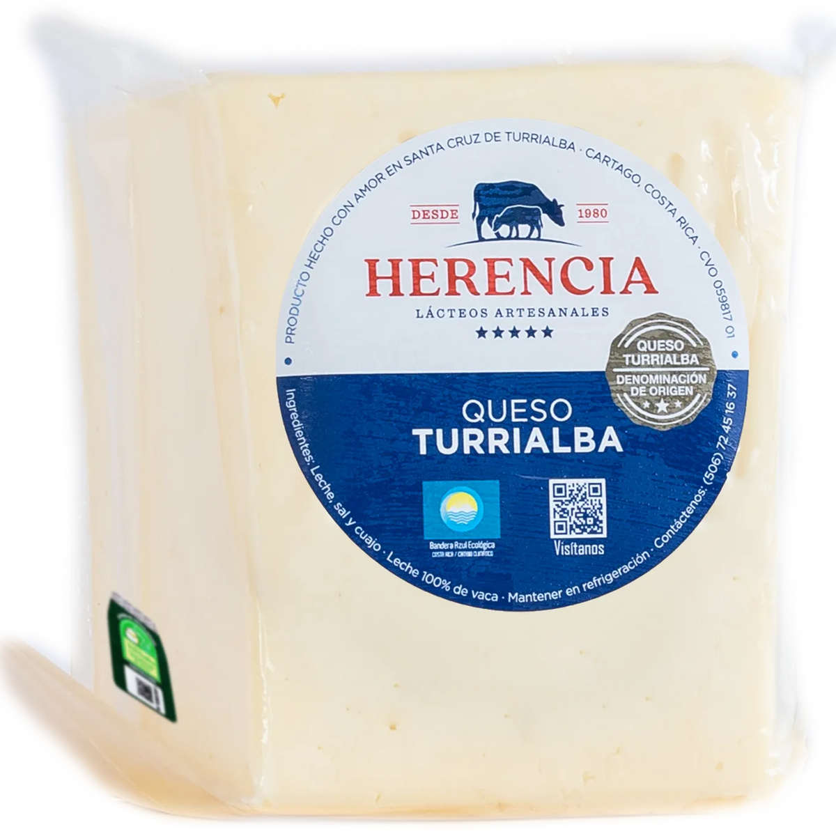 QUESO TURRIALBA LA HERENCIA 500G – Rganic Market